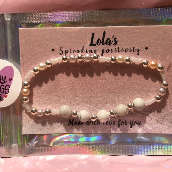 Positivity Bracelets by Lola's- Healing Bracelet for Anxiety, Stress ...