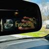 Howdy MINI Car Sticker|car Decal|rearview Car Sticker|trendy Car Mirror ...