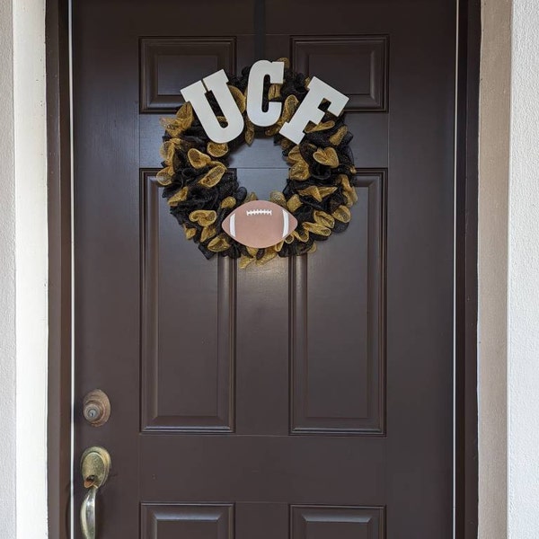 UCF | Knights | College | Football | Wreath - Etsy