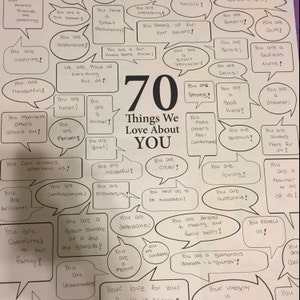 50 Things We Love About You - Vector Art - Etsy