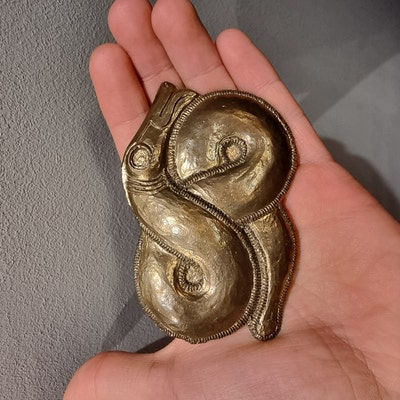 Belt Tip Saxon Sutton Hoo Design With Man Face X-50 - Etsy