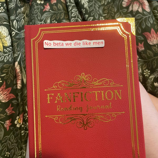 Custom Handmade Fanfiction Reading Journal - Etsy