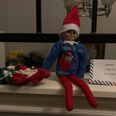 Suspicious Crewmate Astronaut Embroidered Elf Sweaters, Clothes - Etsy