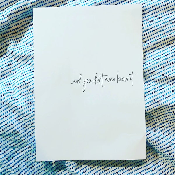 Dear Evan Hansen the Musical Poster, Musical Theatre, Lyrics Print ...