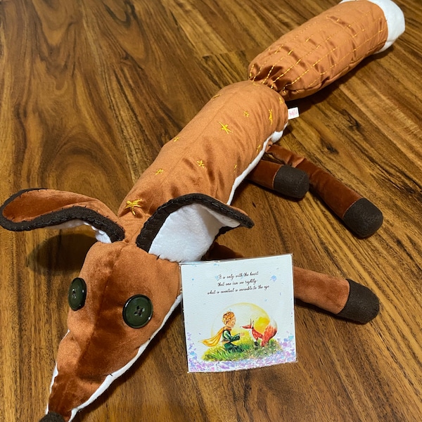 The Little Prince's Fox, Little Prince Fox, Fox Doll, Fox Plush - Etsy