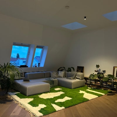 Large Red and White Checkered Rug, Moroccan Berber Checkered Rug ...