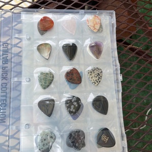 Black and White Buffalo Horn Guitar or Bass Pick 3.0 Mm Ultra Heavy ...