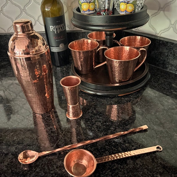 Pure Hammered Copper Jigger 1 Oz/2 Oz - Etsy