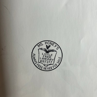 Library of Stamp Classroom of Books Stamper Teacher Gift Graduation ...