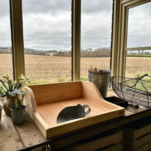 Large Wooden Potting Tray - Etsy UK