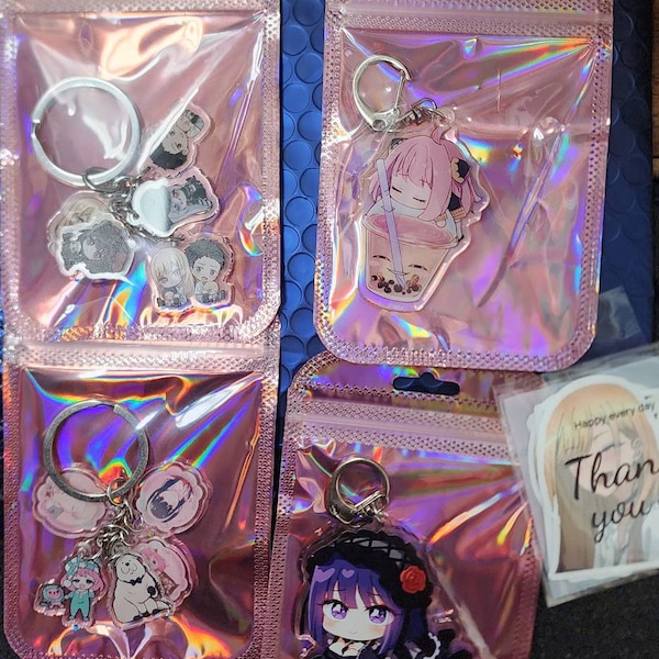 JJK Gojo Chibi Acrylic Charm Keychain - Etsy