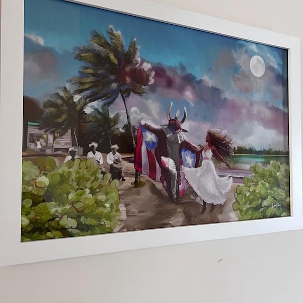 Kioskos De Piñones Fine Art Giclée Print, | Great Gift Ideas | Unique ...