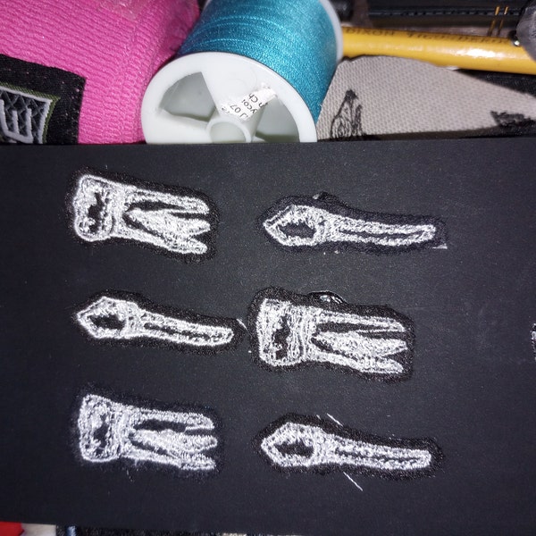 Vampire Fang Patch - Etsy