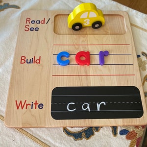 Read Build Write Board Spelling Board Writing Board CVC Word Building ...