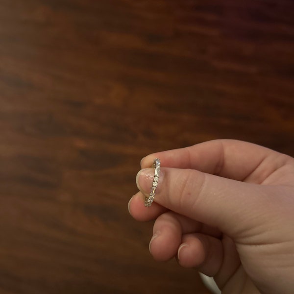 Compass Set Engagement Ring 18K Solid Gold Radiant Cut D VVS Moissanite ...