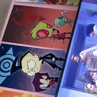 Invader Zim Vinyl Sticker Sheet 11 Tiny Stickers Zim Dib - Etsy