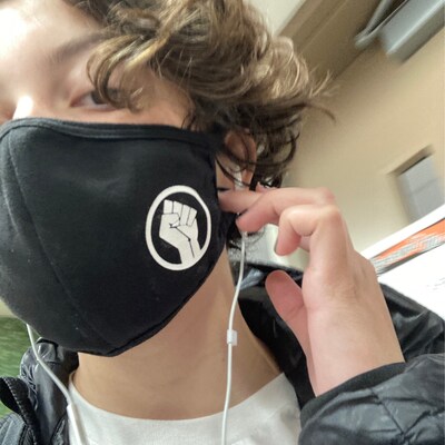 BLM Reusable Cloth Face Mask Covering, Black Lives Matter Slogan Logo 2 ...