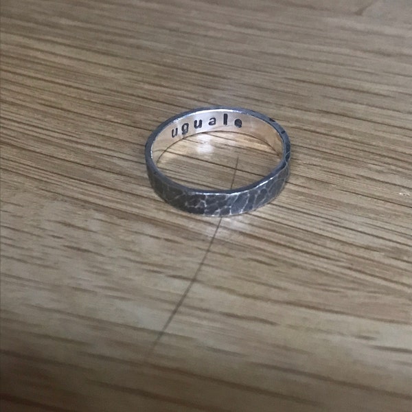 Hidden Message Ring - Sterling Silver Ring - Etsy