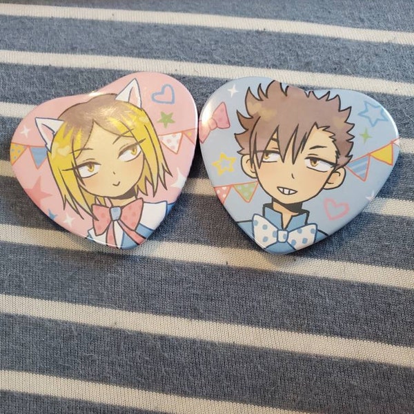 HQ!! Heart Pins - Etsy