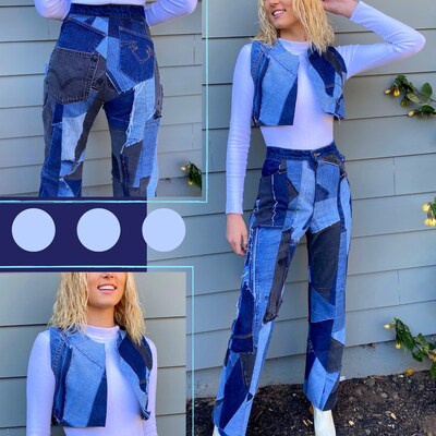 Leather Pants Digital PDF Sewing Pattern // US Size 00-14 // Instant ...