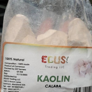 1kg Kalaba Marble Chalk Kaolin Calabar-edible Clay - Etsy