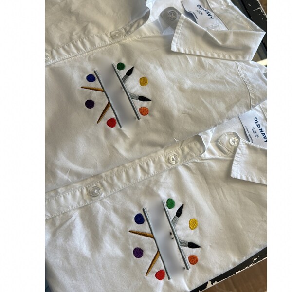 Split Artist Brush Machine Embroidery Designs - 2 Sizes - Etsy