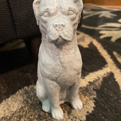 Boxer Dog Concrete Statues Statues of Boxer Dogs Boxer Dog Statue Pet ...
