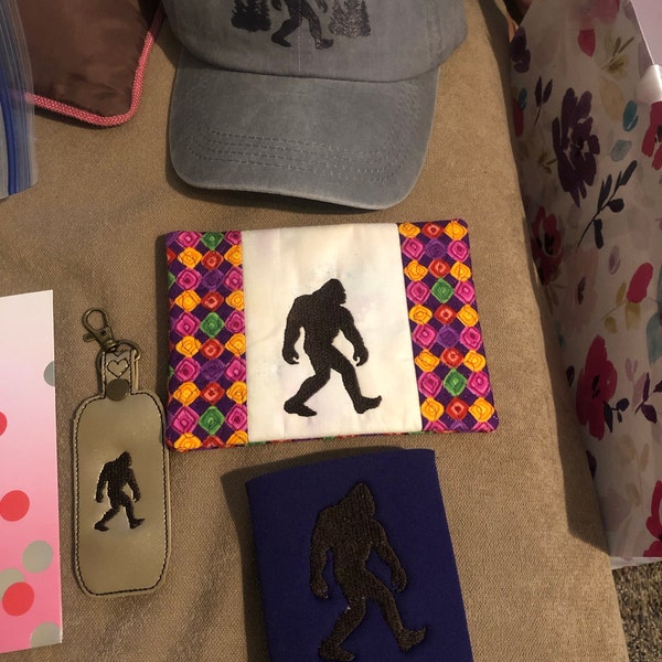 8 Size Bigfoot Silhouette Embroidery Design Machine Embroidery Digital ...