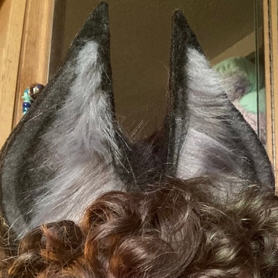 Oreille de loup Anubis réaliste oreille d'animal gris - Etsy France