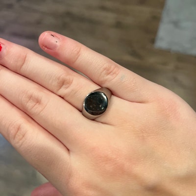 Squoval Diamond CZ Ring Dainty Cubic Zirconia Ring Oval - Etsy