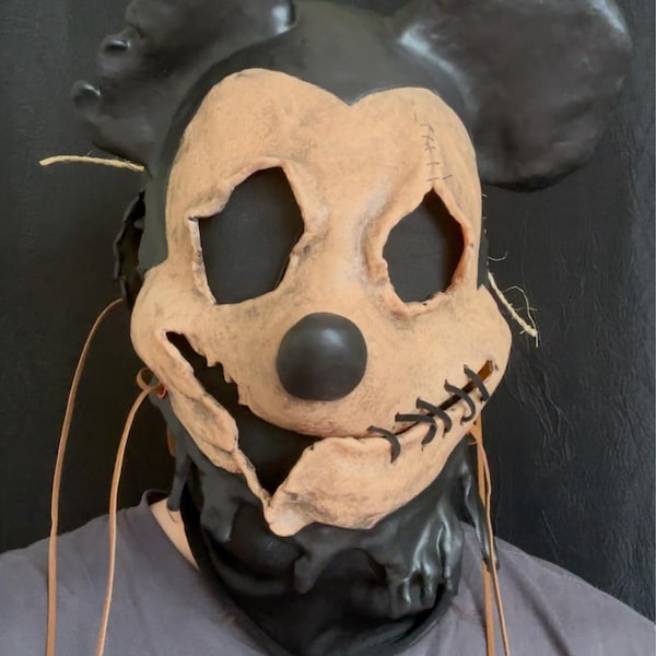 Dead Mouse Masque Mickey Horror Art Skin Face Serial Killer Mouse Gore ...