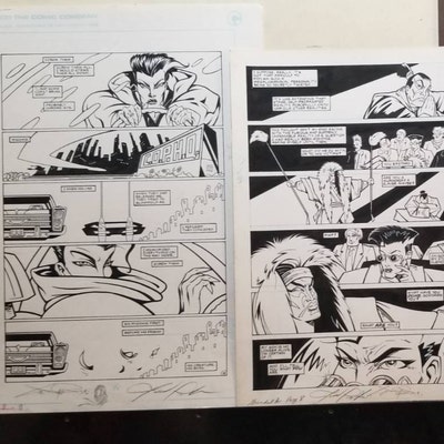 Grendel: Devils Legacy Original Page by the Pander Brothers - Etsy