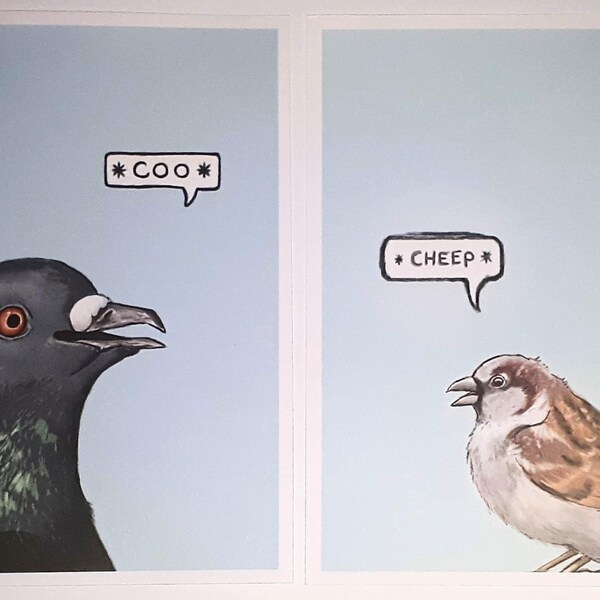 Cockatiel Cocktail O'clock Card - Parrot Birthday Card - A5 Card ...