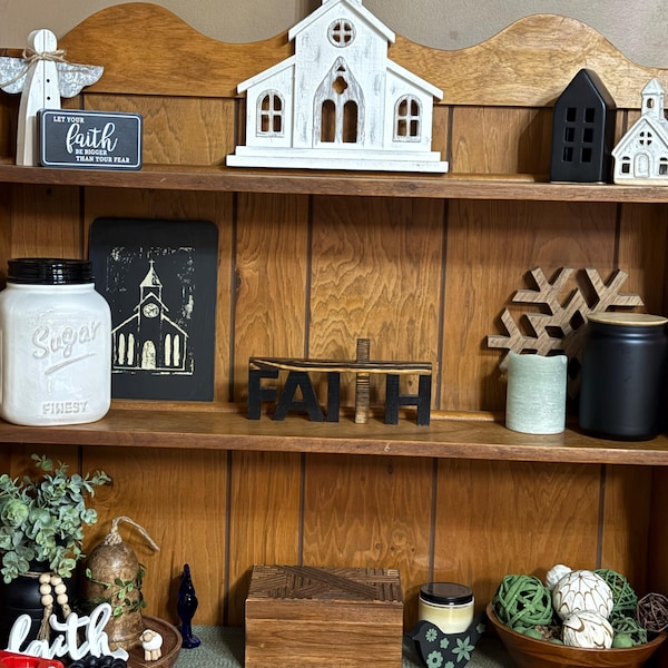 FAITH Religious Display Piece, Sign, Wood, Decor, Religion NEW - Etsy