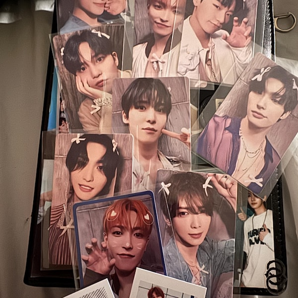 Ateez Golden Hour Bow Version Photocards POB -preorder - Etsy