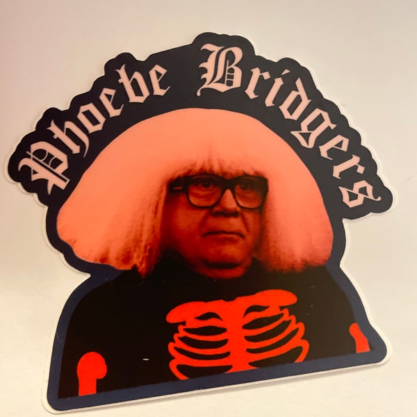 Phoebe Bridgers X Ongo Gablogian Sticker | 3 SIZES | 3 VARIATIONS | It ...