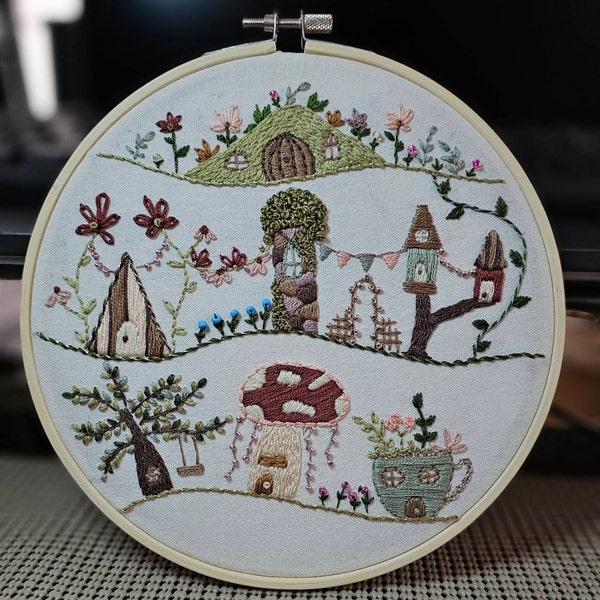 Whimsical Florals Stick and Stitch Pack Modern Floral Embroidery ...