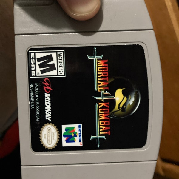 Nintendo 64 N64 Game Cartridge Spine Label - Etsy