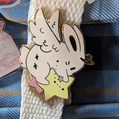 Cosmic Rabbits Star Jumper enamel Pin - Etsy