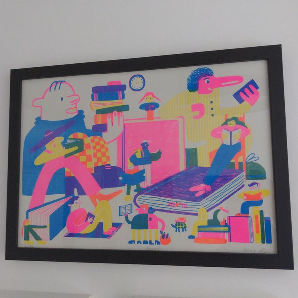 Thorns - A3 Risograph Print - Etsy