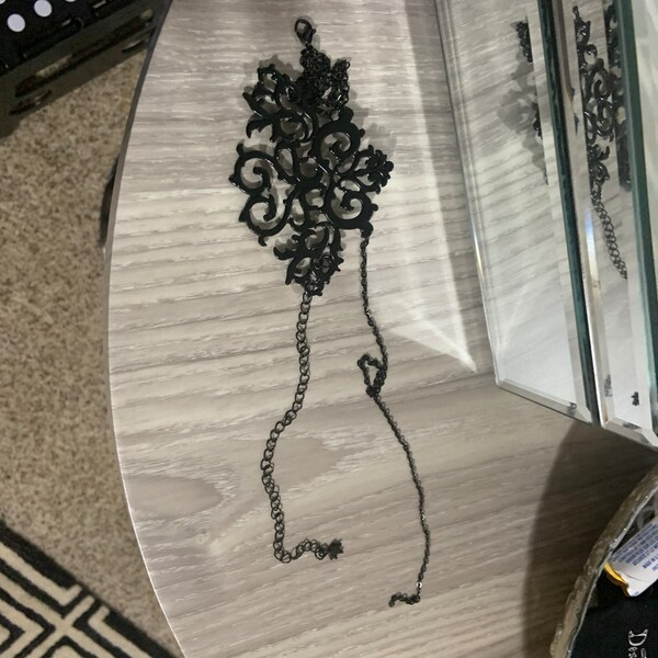 Death Deaths Head Hawk Moth Silver Pewter Effect Charm Necklace Pendant ...