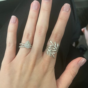 Beaded Bali Ring // 925 Sterling Silver // Wrap Around | Etsy