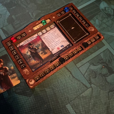 STRATA STRIKE Arkham Horror LCG Player Board Two-toned Cognac and Kona ...