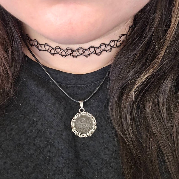 Pictured Rocks Michigan Cut Coin Pendant Necklace - Etsy