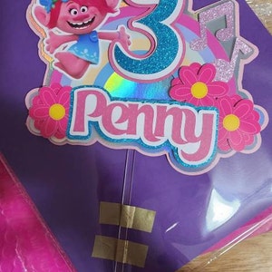 Troll Cake Topper. Trolls Party Decor. Troll Cake Decoration - Etsy