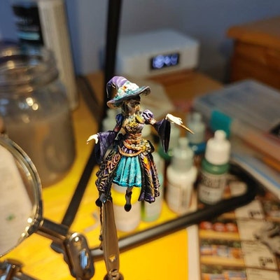 Female Necromancer Miniature Twin Goddess Miniatures - Etsy