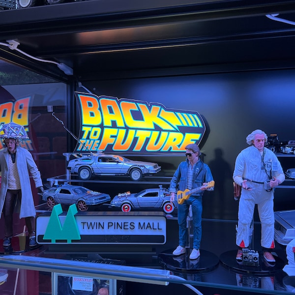Back to the Future (BTTF) Logo LED Lightbox | USB Powered With Dimming ...
