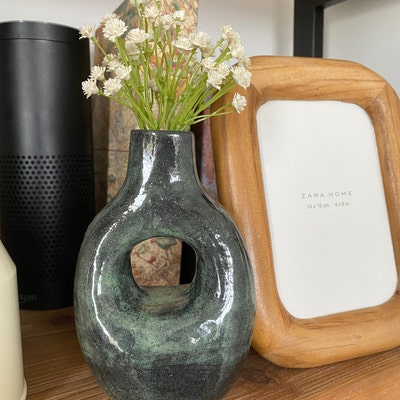 Goobie Cat 05 halloween Pumpkin Black Vase - Etsy