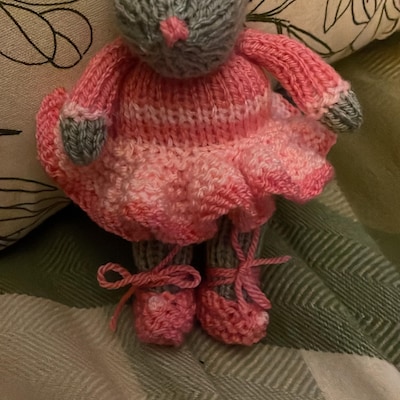 7 18cm White Rabbit in Wonderland Knitting Pattern INSTANT DOWNLOAD ...