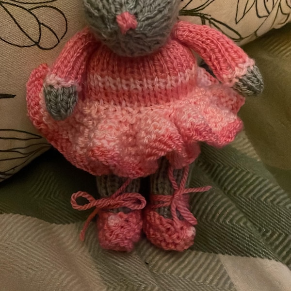 10 TINY FAIRIES Toy Knitting Pattern, 4 10cm Fairy Knitting Pattern ...